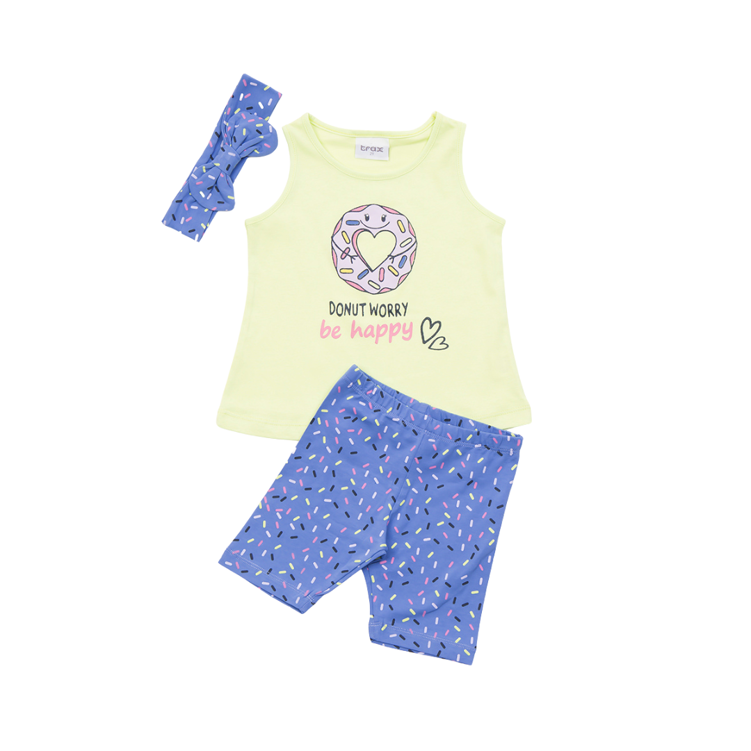 Σετ 3 Τεμ "Donut Worry Be Happy" - Trax - MyHouseandKids – My House and ...