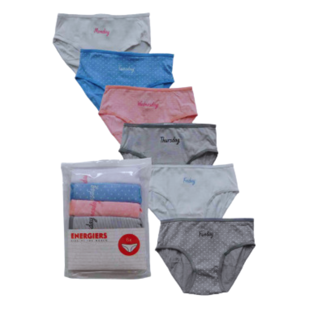 Βρακάκια Παιδικά Σετ 6 Τεμ. Πολύχρωμα - Energiers - MyHouseandKids – My ...